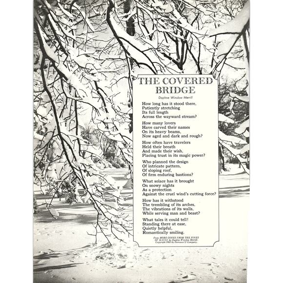 None and/or Unknown | Other | The Covered Bridge Daphne Winslow Merrill ...